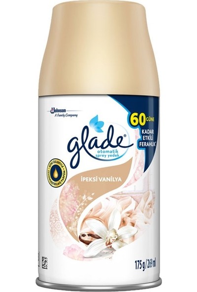 Glade Otomatik Yedek Sprey Oda Kokusu Ipeksi Vanilya 269 ml
