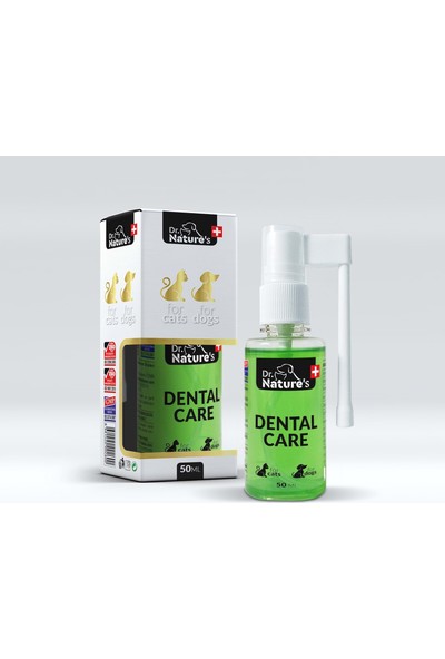 Dr. Natures Dental Care Kedi ve Köpeklerde Ağız Bakım Spreyi 50 ml Dr. Natures Dental Care Kedi ve Köpeklerde Ağız Bakım Spreyi 50 ml