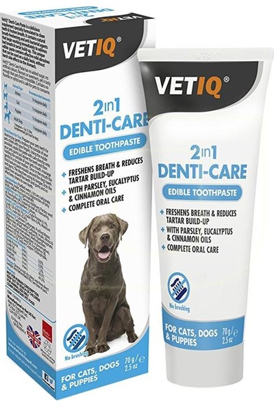 Mc VetIQ 2in1 Denti Care Kedi Köpek Ağız ve Diş Sağlığı Macunu 70 gr Mc VetIQ 2in1 Denti Care Kedi Köpek Ağız ve Diş Sağlığı Macunu 70 gr