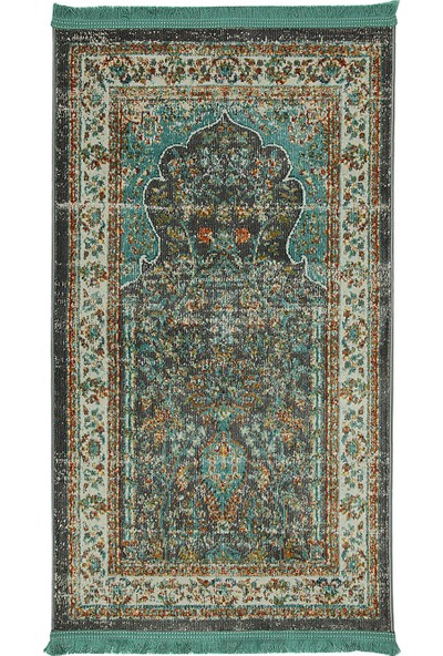 Nakka Halı Seccade Namazlık Vintage Sc10A Gri