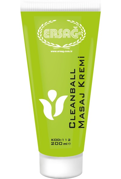 Ersağ Cleanball Masaj Kremi 200 Ml. Ersağ Cleanball Masaj Kremi 200 Ml.