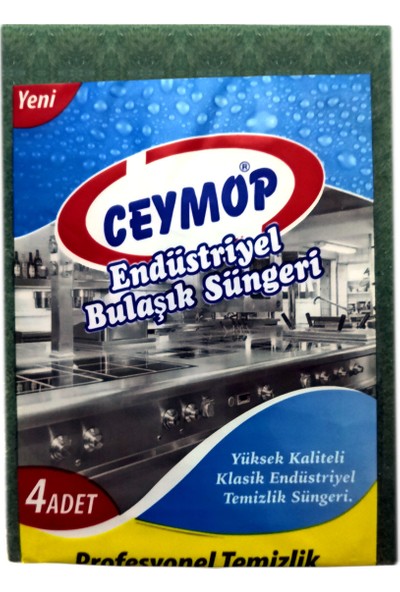 Ceymop Endüstriyel Bulaşık Süngeri 60'lı Koli Ceymop Endüstriyel Bulaşık Süngeri 60'lı Koli
