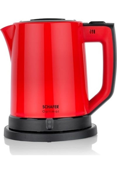 Schafer Optimal Su Isıtıcı Kettle Kırmızı