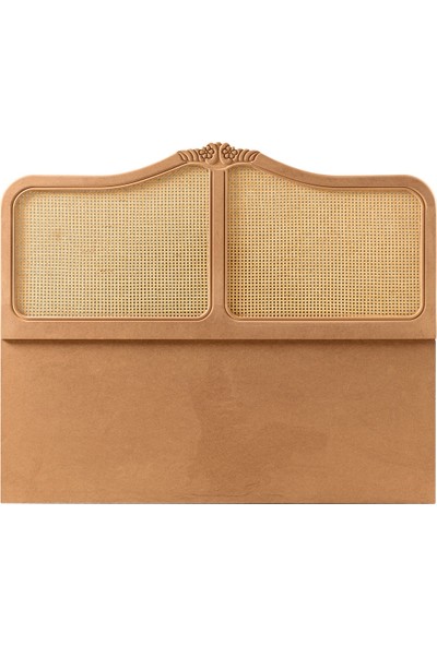 Naze Mobilya Hasırlı Gül Başlık Ham Ahşap Boyasız Naze Mobilya Hasırlı Gül Başlık Ham Ahşap Boyasız