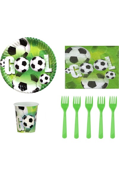 Cakes Party Futbol Gol 20 Parça Parti Seti Cakes Party Futbol Gol 20 Parça Parti Seti