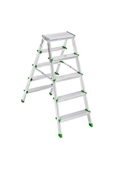 Saraylı Merdiven 5+5 Çift Çıkışlı Metal 1205 Saraylı Merdiven 5+5 Çift Çıkışlı Metal 1205