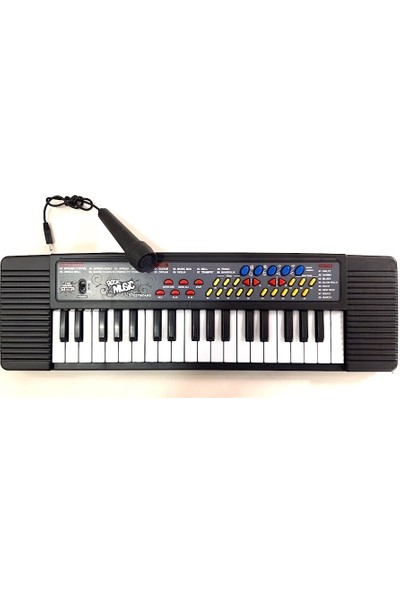Asya 37 Tuşlu Mikrofonlu Org Çocuk Piyano Karaoke - Siyah Asya 37 Tuşlu Mikrofonlu Org Çocuk Piyano Karaoke - Siyah