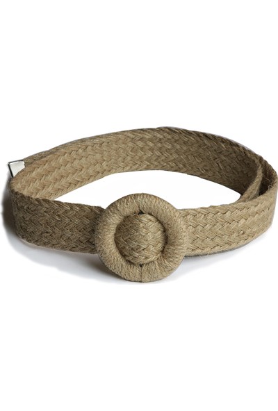 Modamot Hasır Sarmalı Daire Şeklinde Tokalı Hasır Model 2 Kadın Kemeri Modamot Hasır Sarmalı Daire Şeklinde Tokalı Hasır Model 2 Kadın Kemeri