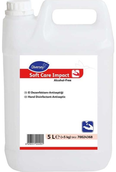 Diversey Soft Care Impact Alkolsüz El Dezenfektanı 5 lt