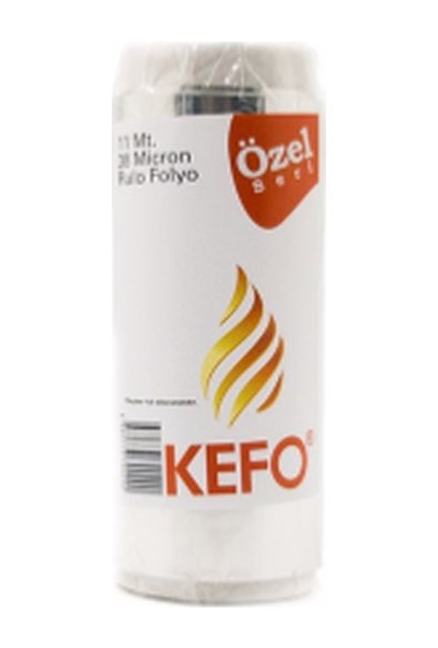Kefo Rulo Folyo Özel Seri 38 Micron 11 mt Kefo Rulo Folyo Özel Seri 38 Micron 11 mt
