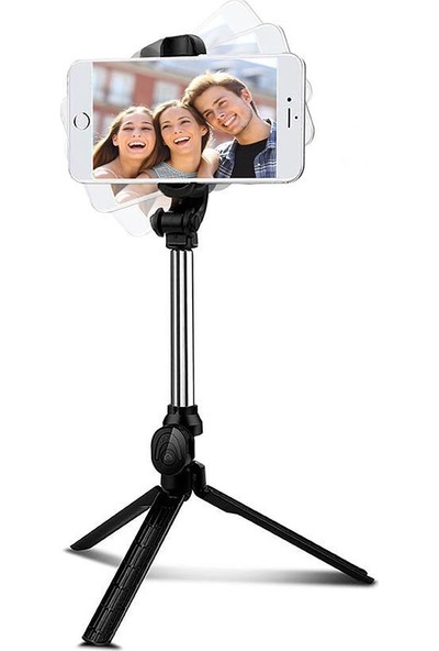 MF Product Fit N Joy 0506 Selfie Çubuğu Tripod Bluetooth Uzaktan Kumandalı Telefon Tutucu MF Product Fit N Joy 0506 Selfie Çubuğu Tripod Bluetooth Uzaktan Kumandalı Telefon Tutucu