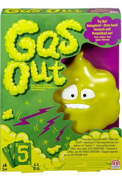 Gas Out, Çocuk Kutu Oyunu, Mattel Games DHW40 Gas Out, Çocuk Kutu Oyunu, Mattel Games DHW40