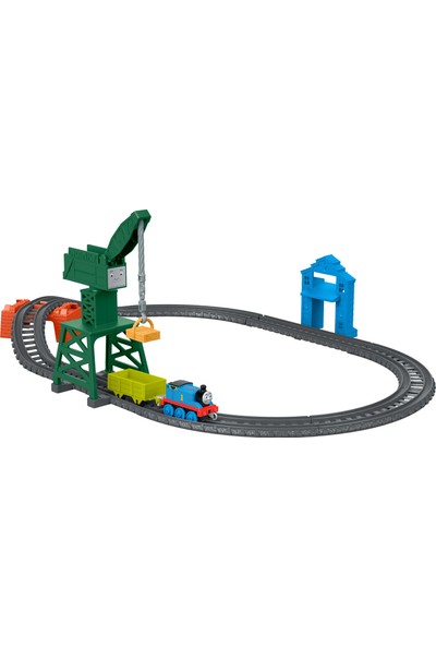 Thomas ve Arkadaşları Thomas ve Cranky Kargo Macerası, Sür-Bırak Trenli, Oyuncak Motorlu Tren, Lokomotif, Vinç, Tünel Dahil GFJ76 Thomas ve Arkadaşları Thomas ve Cranky Kargo Macerası, Sür-Bırak Trenli, Oyuncak Motorlu Tren, Lokomotif, Vinç, Tünel Dahil GFJ76