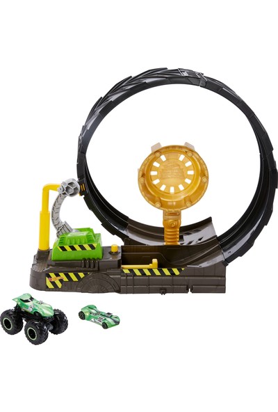 Hot Wheels Monster Trucks Efsane Çember Aksiyonu Oyun Seti, 1 Adet Monster Truck ve 1:64 Ölçekli Araba Dahil GKY00 Hot Wheels Monster Trucks Efsane Çember Aksiyonu Oyun Seti, 1 Adet Monster Truck ve 1:64 Ölçekli Araba Dahil GKY00