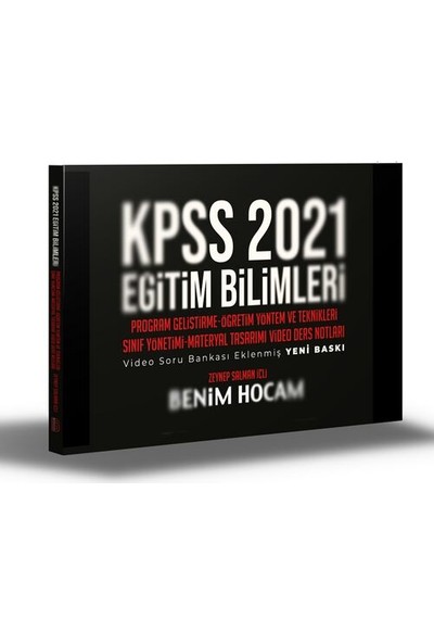 Benim Hocam Yayınları Kpss 2021 Eğitim Bilimleri Program Geliştirme Öğretim Yöntem Ve Teknikleri Video Ders Notları - Zeynep Salman İçli Benim Hocam Yayınları Kpss 2021 Eğitim Bilimleri Program Geliştirme Öğretim Yöntem Ve Teknikleri Video Ders Notları - Zeynep Salman İçli