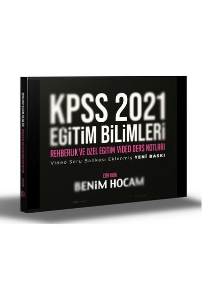 Benim Hocam Yayınları Kpss 2021 Eğitim Bilimleri Rehberlik Video Ders Notları - Can Köni Benim Hocam Yayınları Kpss 2021 Eğitim Bilimleri Rehberlik Video Ders Notları - Can Köni
