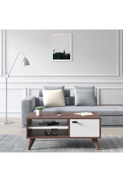 Ruum Store By Doğtaş Lika Kapaklı Raflı Orta Sehpa Çift Yönlü Kullanım Ceviz Ruum Store By Doğtaş Lika Kapaklı Raflı Orta Sehpa Çift Yönlü Kullanım Ceviz
