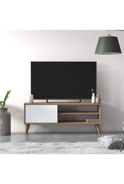 Ruum Store By Doğtaş Vere Tv Ünitesi Kapaklı Meşe Opak Beyaz