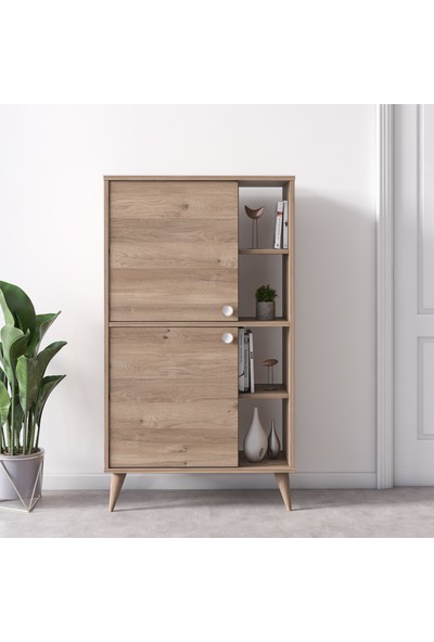 Ruum Store By Doğtaş Vega Yüksek Dolap Kapaklı Raflı Meşe Ruum Store By Doğtaş Vega Yüksek Dolap Kapaklı Raflı Meşe