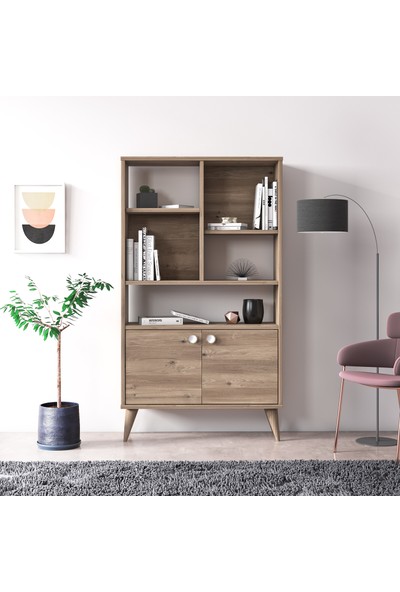 Ruum Store By Doğtaş Vega Dolaplı Kitaplık Meşe