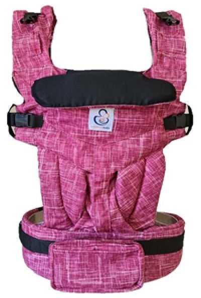 Solomombaby Her Yöne Kırçıllı Bordo Ergonomik Kanguru