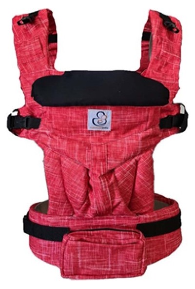 Solomombaby Her Yöne Kırçıllı Kırmızı Ergonomik Kanguru