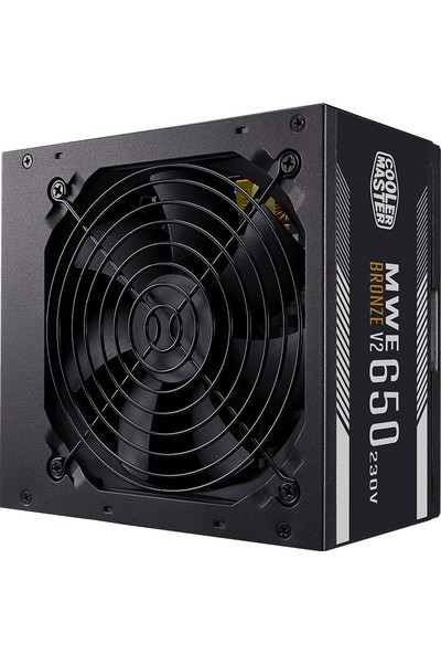 Cooler Master MWE 650W 80+ Bronze 2 x EPS Aktif PFC 120 mm Fanlı PSU (MPE-6501-ACABW-BEU) Cooler Master MWE 650W 80+ Bronze 2 x EPS Aktif PFC 120 mm Fanlı PSU (MPE-6501-ACABW-BEU)