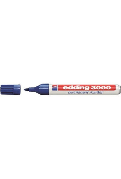 Edding 3000 Permanent Marker Kalem 2000 Mavi Edding 3000 Permanent Marker Kalem 2000 Mavi
