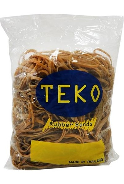 Teko Kauçuk Geniş Lastik 1000 gr 12 cm