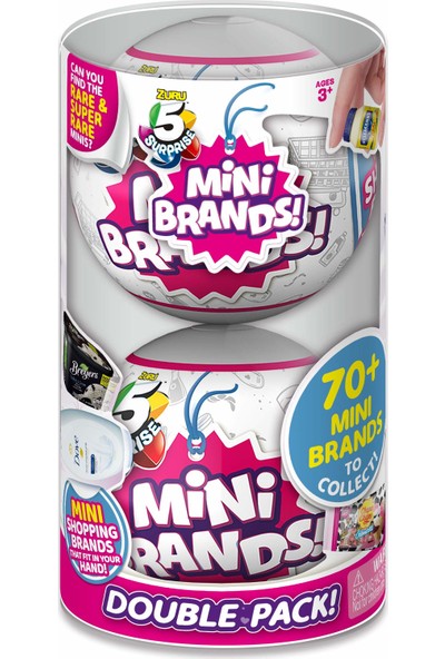 Zuru 5 Surprise Mini Markalar Sürpriz Kutusu 2'li Paket Zuru 5 Surprise Mini Markalar Sürpriz Kutusu 2'li Paket