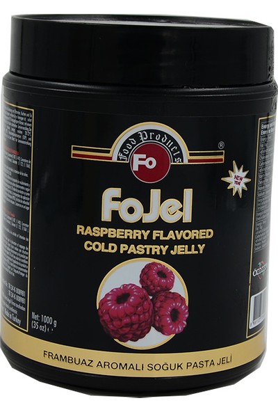 FO Fo Frambuaz Aromalı Soğuk Pasta Jeli 1 kg FO Fo Frambuaz Aromalı Soğuk Pasta Jeli 1 kg