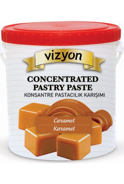 Vizyon Karamel Konsantre Pastacılık Karışımı 2,5 kg Vizyon Karamel Konsantre Pastacılık Karışımı 2,5 kg