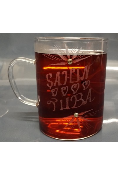 Decocıa Borosilikat Kupa Kişiye Özel Decocıa Borosilikat Kupa Kişiye Özel