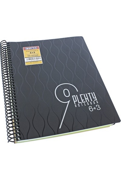 Gıpta Plenty 6+3 180 Yaprak 1066 Seperatörlü Defter A4 Gıpta Plenty 6+3 180 Yaprak 1066 Seperatörlü Defter A4