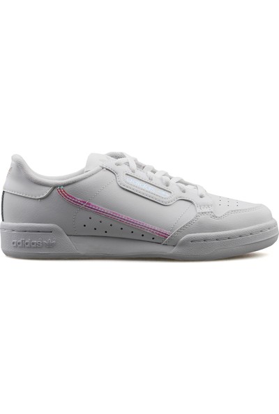 adidas Genç Günlük Ayakkabı Beyaz Continental 80 J FU6669 adidas Genç Günlük Ayakkabı Beyaz Continental 80 J FU6669
