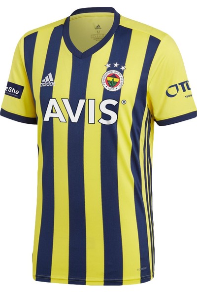 adidas Erkek Futbol Iç Saha Forması Sarı Lacivert Fenerbahçe H Jsy GD3746