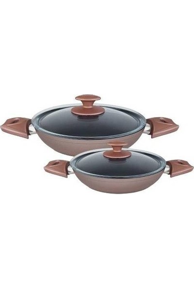 Aryıldız Nova Granit Sahan Seti 4 Parça Rose Gold Aryıldız Nova Granit Sahan Seti 4 Parça Rose Gold