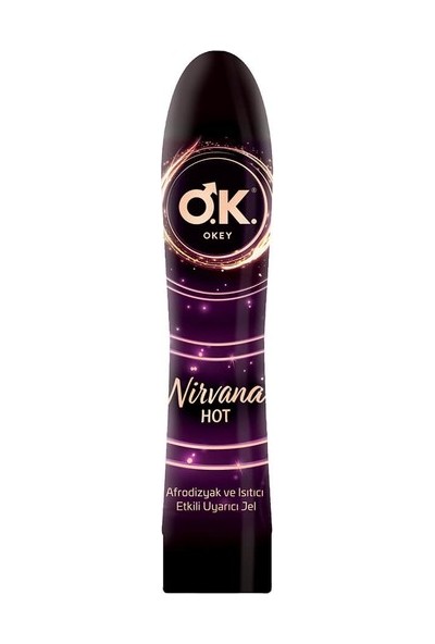 Okey Nirvana Hot Kayganlaştırıcı Jel 100 ml Okey Nirvana Hot Kayganlaştırıcı Jel 100 ml