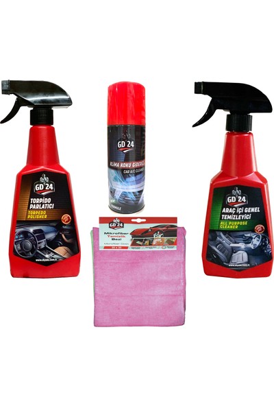 GD24 Araç İçi Temizleme Seti GD24 Araç İçi Temizleme Seti