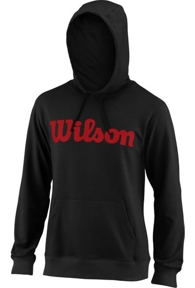 Wilson Script Cotton Po Hoody Erkek Sweatshirt WRA769101
