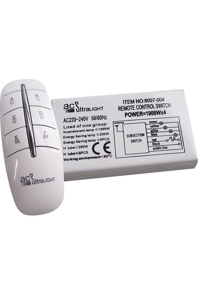 Ack 3'lü Avize Kumandası AY30-00120