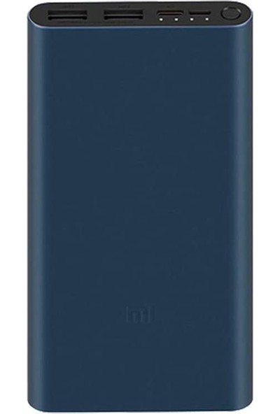 Xiaomi  Mi 10000mAh Type-C Grişili Hızlı Şarj Destekli Taşınabilir Powerbank Siyah Xiaomi  Mi 10000mAh Type-C Grişili Hızlı Şarj Destekli Taşınabilir Powerbank Siyah