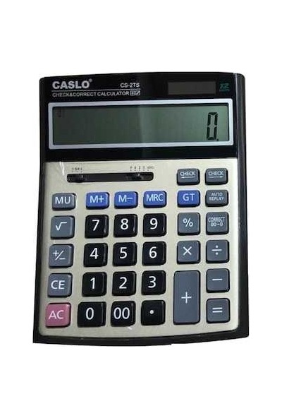 Caslo Csl Cs-2ts 12 Haneli Büyük Boy Hesap Makinesi