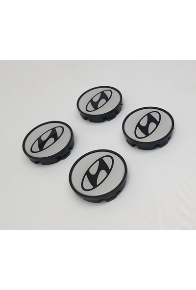 Yed Jant Göbeği Hyundai 58/55 (55 mm Yuva) 4'lü Set Plasto Gri Siyah Yed Jant Göbeği Hyundai 58/55 (55 mm Yuva) 4'lü Set Plasto Gri Siyah