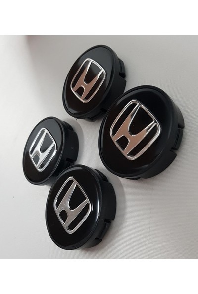 Yed Jant Göbeği Honda 58/55 55 mm Yuva 4'lü Set Siyah