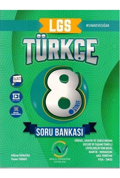 Av Akıllı Versiyon Yayınları 8. Sınıf LGS Türkçe Soru Bankası - Köksal Karataş Av Akıllı Versiyon Yayınları 8. Sınıf LGS Türkçe Soru Bankası - Köksal Karataş