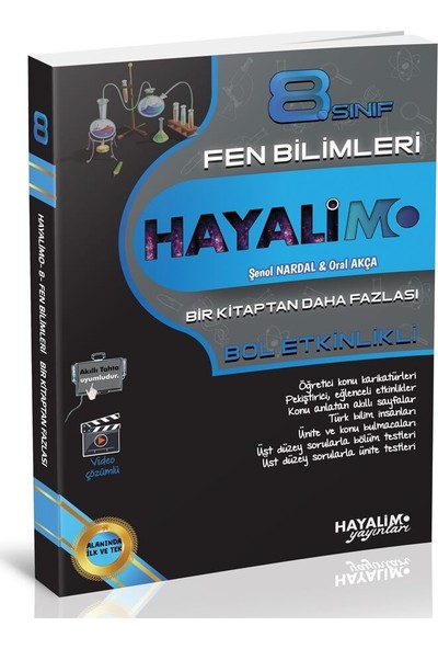 Hayalimo Yayınları 8. Sınıf Fen Bilimleri Etkinlikli Konu Anlatım - Erol Akça Hayalimo Yayınları 8. Sınıf Fen Bilimleri Etkinlikli Konu Anlatım - Erol Akça