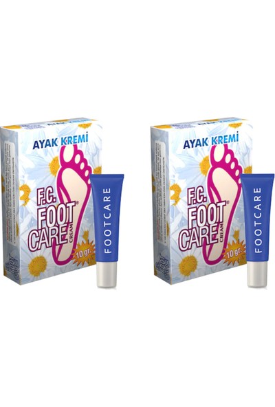F.C. Foot Care Ayak Kokusu Giderici Krem 2 Adet + Çorap