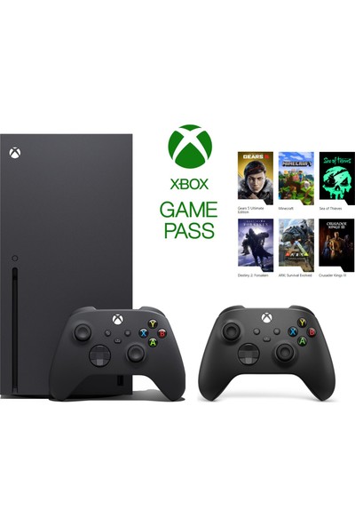 Microsoft Xbox Wireless Controller Siyah + GamePass QAT-00002 Microsoft Xbox Wireless Controller Siyah + GamePass QAT-00002