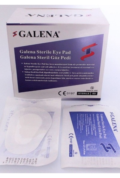 Galena Göz Kapama Bandı Steril Yetişkin 50'li